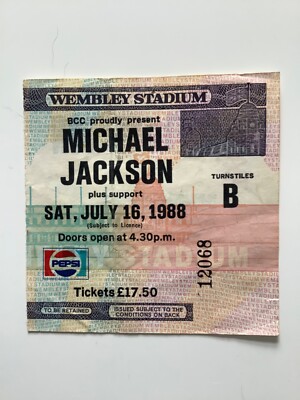 Michael Jackson Tickets for sale | eBay