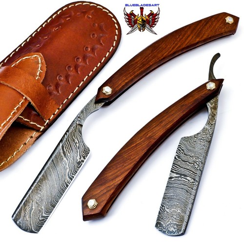 9.0" Handmade Damascus Folding Pocket Custom hand made Blade Straight ...