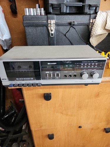 Vintage Sharp RT-310 Stereo Cassette Deck Tape Player Auto Reverse | eBay