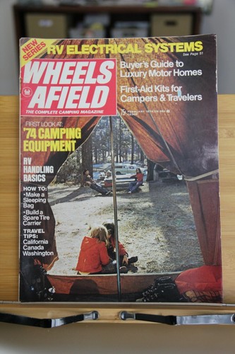 Wheels Afield 1974 February Magazine Vintage RV Camper Mobile ...