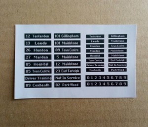 Model Bus Decals products for sale | eBay