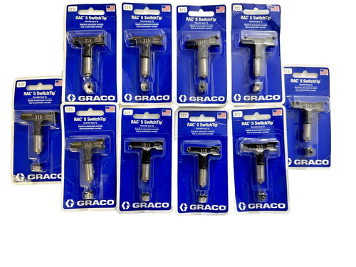 GRACO RAC 5 Switch Tip 315 Airless Paint Sprayer Tip Brand New From ...