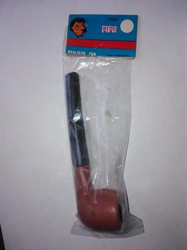 Vintage Plastic Toy Child's Smoking Pipe 1960's Original old store ...