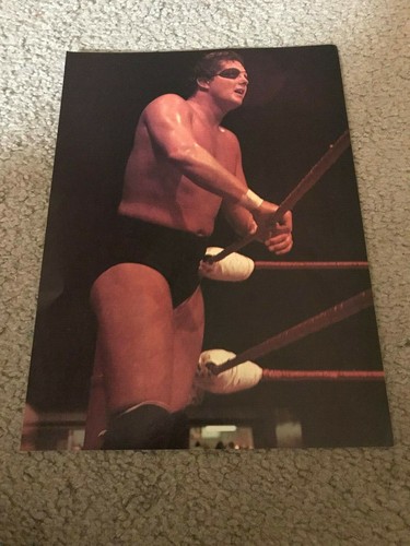 Vintage GENTLEMAN CHRIS ADAMS UWF Wrestling Pinup Photo 1980s AWA VWA ...