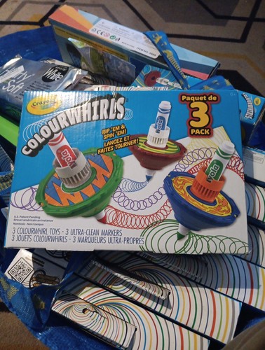 Crayola Colourwhirls Spin Art Set Toy with 3 Washable Markers | eBay