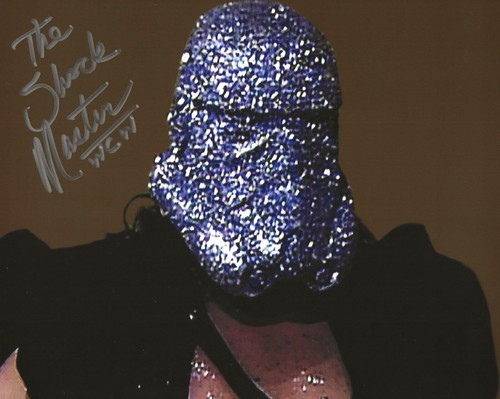 WCW The SHOCKMASTER Autographed Color 8x10 Photo WWE/WCW Wrestling w ...