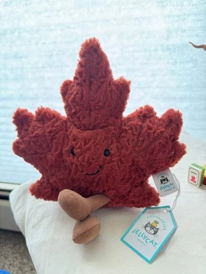 Jellycat Canadian Indigo Exclusive Amuseables Mr Maple Leaf