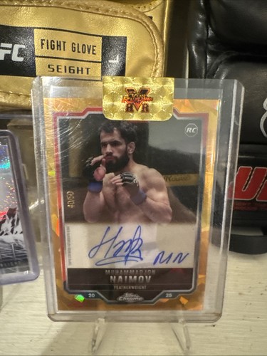 2025 Topps Chrome Sapphire UFC Muhammadjon Naimov Auto Gold Sapphire ...