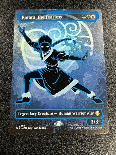 2025 MTG The Last Airbender EN Battle Pose Neon Ink #0361 Katara the ...