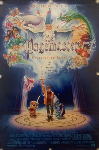 THE PAGEMASTER Original One Sheet Movie Poster - 1994 | eBay