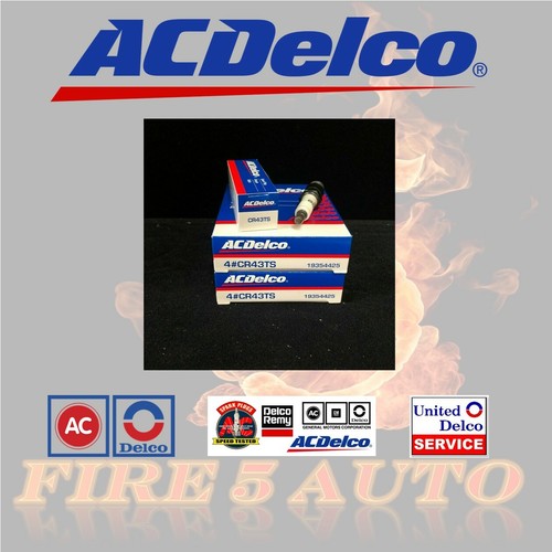SET OF 8 GENUINE ACDELCO CR43TS SPARK PLUGS 19157996 | eBay