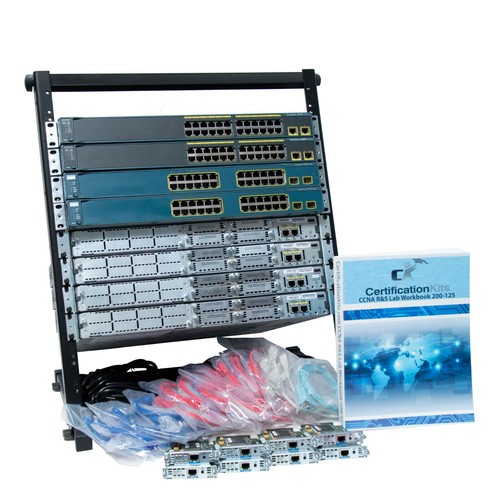 Cisco Premium CCNP 4 2811 Router 2 2960 & 2 3560 Switch Kit IOS15 *Rack ...