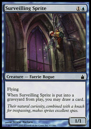 Magic the Gathering MTG Surveilling Sprite (67) Ravnica City of Guilds ...