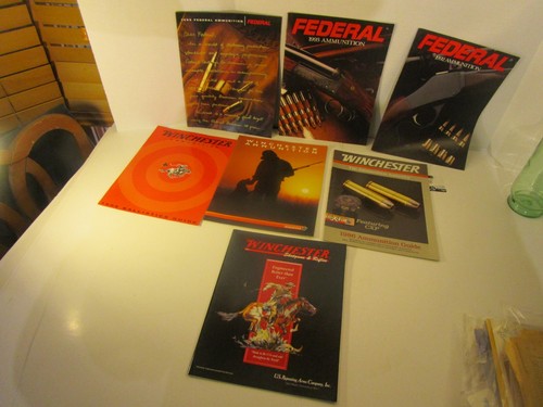 FireArms Ammunition Clothing Accessories Catalog LOT OF 7 WINCHESTER ...