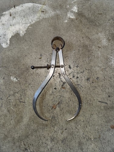 Vintage Lufkin 6" Outside Spring Caliper Calipers Machinist Tool Flat ...