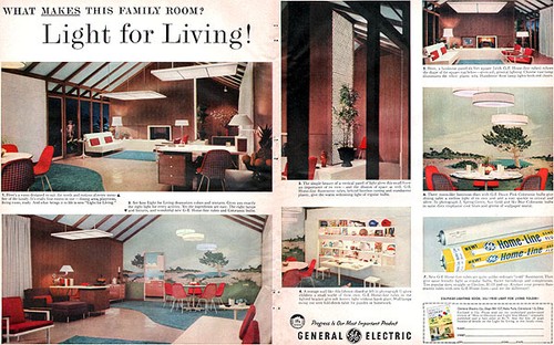 Herman Miller Charles Eames Mid-Century Modern Furniture GE Light 1957 ...