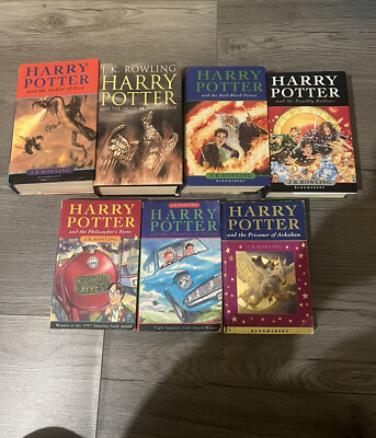 harry potter complete book collection products for sale | eBay UK