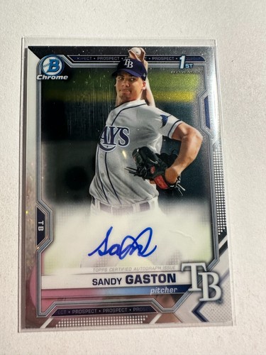 K120,486 - 2021 Bowman Chrome Prospect Autographs #CPASG Sandy Gaston ...