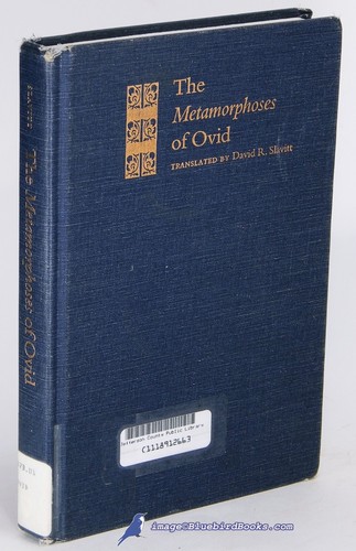 The Metamorphoses of OVID, transl. by David R SLAVITT | VG Ex-lib. 1st ...