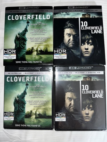 Cloverfield/10 Cloverfield Lane 4K Ultra HD’s With Slipcovers BRAND NEW SEALED | eBay