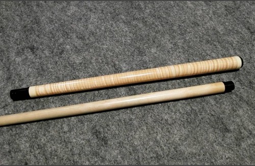 ADAM Custom Jump Cue “KEN” Curly Maple Tiger Grain Diamond Tip Pool ...