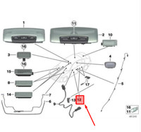 Genuine Optical conductor door front top Right BMW Hybrid F30 F31 ...