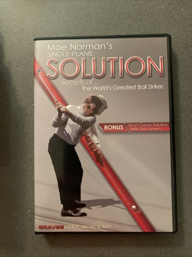 Single Plane Solution Secrets of Moe Norman (2-Disc DVD Set) Graves Golf Academy | eBay