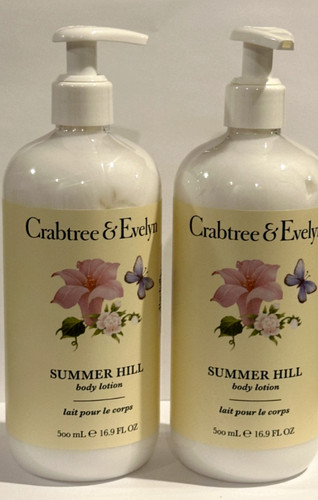 Lot Of 2 Crabtree & Evelyn Summer Hill Body Lotion - 16.9 oz each | eBay