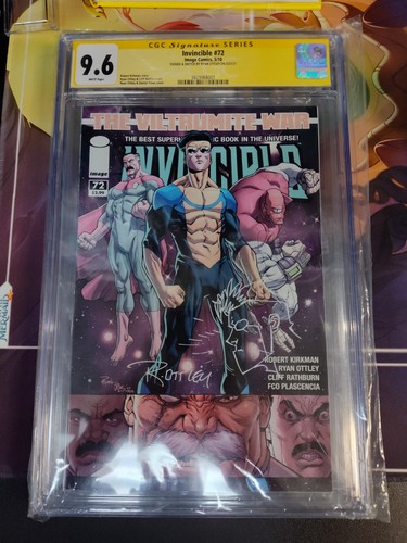 Invincible #72 Cgc 9.6 Death Of Conquest Key Signed/Remarqued Ryan ...