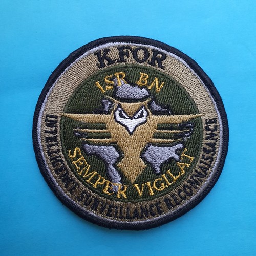 NATO KFOR ISR INTELLIGENCE SURVEILLANCE RECONNAISSANCE BATTALION Badge ...