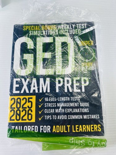 GED Exam Prep 2025–2026 Guide w/ 10 Full Practice Tests & Proven ...