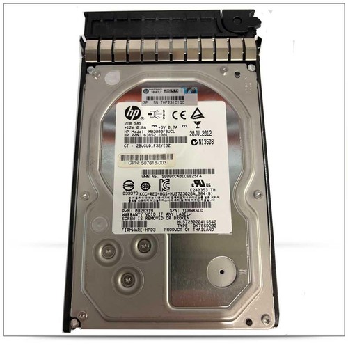 HP MB2000FBUCL 508010-001 2TB 7.2K 6G SAS 3.5” HDD with Caddy | eBay