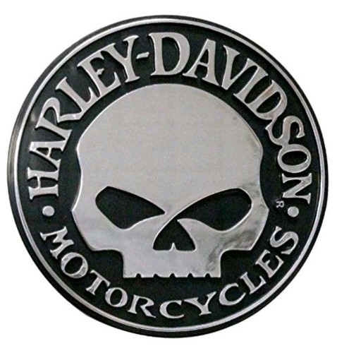 Harley-Davidson Willie G Skull Chrome Classic Graphix Sticker Decal NEW ...