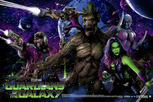 Guardians Of The Galaxy Avengers Movie Poster Mondo Horror Vance Kelly ...