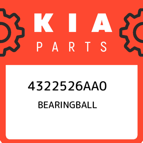 4322526AA0 Kia Bearingball 4322526AA0 Genuine OEM Part for sale online ...