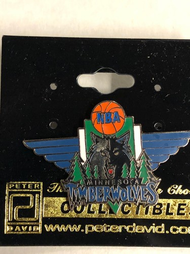 Minnesota Timberwolves OFFICIAL NBA BASKETBALL WING PIN | eBay