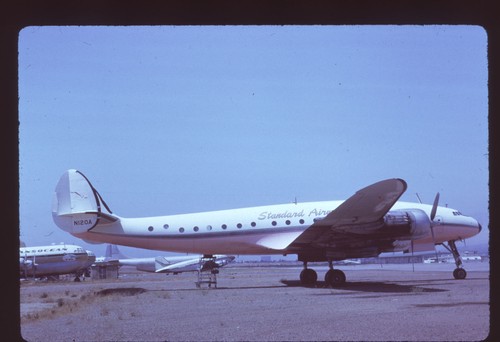 Dupe 35mm airline slide Standard Airways Constellation L-749A N120A | eBay