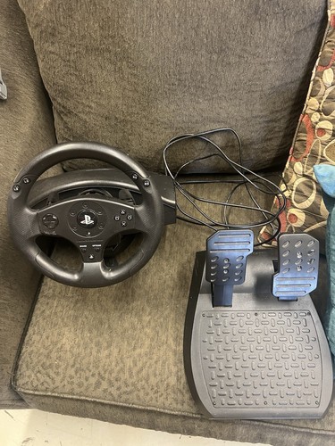 Thrustmaster T80 PlayStation/PC PS4 Racing Steering Wheel and Pedal Set ...