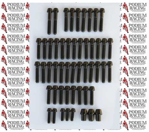 DUCATI PANIGALE 1199 TITANIUM 51 PIECE ENGINE CASE BOLT KIT BLACK | eBay