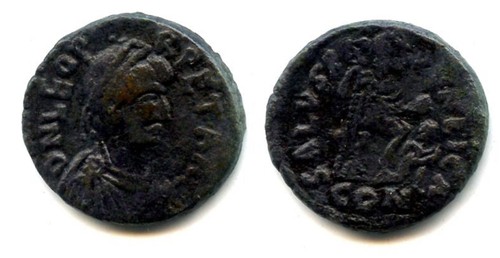 RRR! Large AE2 of Leo (457-474 AD) w/SALVS RPVRLICA, Constantinople ...