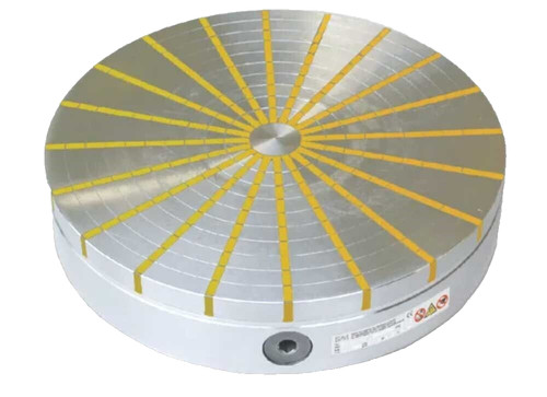 SAV 250mm Circular Permanent Magnetic Chuck w/Radial Pole Pitch - 135 N ...