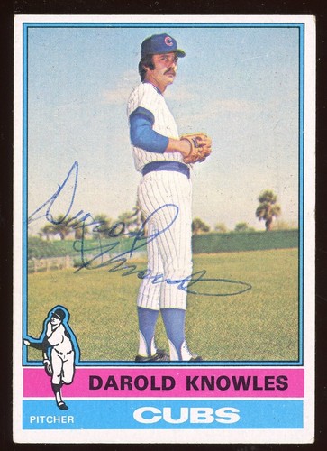 1976 Topps DAROLD KNOWLES Signed Card autograph AUTO CUBS SENATORS | eBay