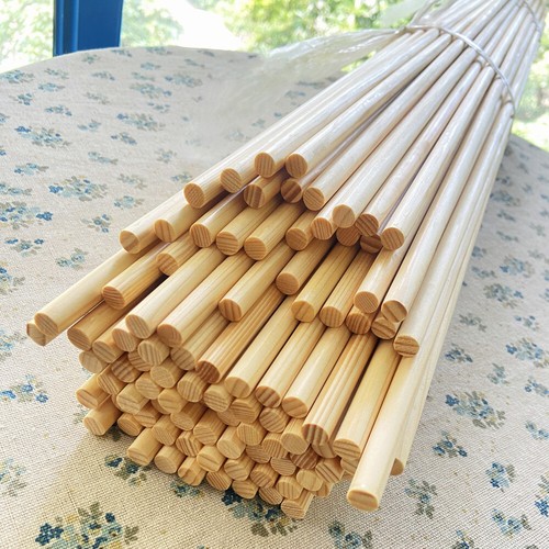 100pcs Archery 80cm 8.5mm Pine 35-50lbs Wood Shafts Wooden Arrows Shoot ...
