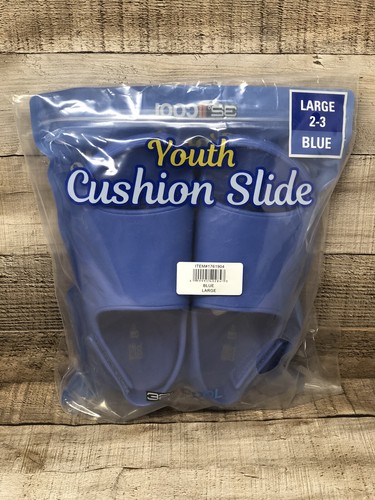 32 Degrees Cool Youth Cushion Slides Blue Size Large 2-3 | eBay