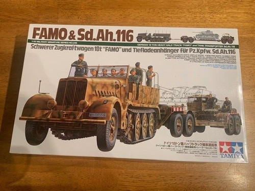 Tamiya 35246 German 18-Tone Heavy Half-Track ""Famo"" & Tank ...