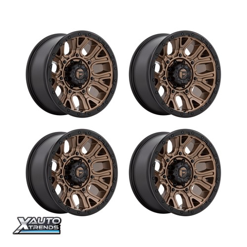 Fuel Off-Road D826 Traction Matte Bronze With Black Ring 20X9 8X180 1mm ...