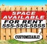 SPACE AVAILABLE FOR RENT Advertising Vinyl Banner Flag Sign Many Sizes ...
