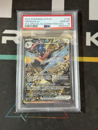 Greninja ex SVP 132 PSA 10 | Pokemon TCG Shrouded Fable Black Star ...