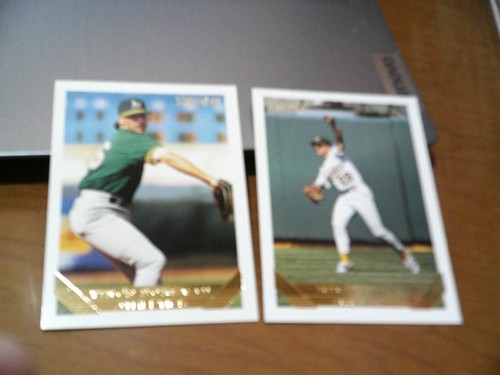 2 dif 1993 TOPPS GOLD CARDS-ATHLETICS- ERIC FOX & VINCE HORSMAN | eBay