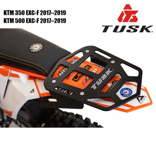 TUSK Rear Luggage Rack Top Case Carrier KTM 350 500 EXC-F 2017-2019 | eBay